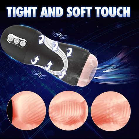 Male Fully Automatic Masturbation Cup Sucking Vibrator Telescopic Sound