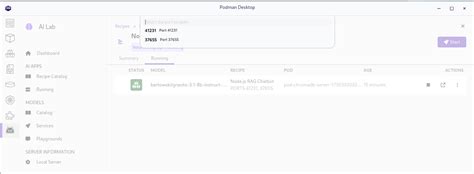Retrieval Augmented Generation With Nodejs Podman Ai Lab And React