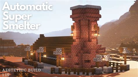 Automatic Super Smelter Minecraft Tutorial Java And Bedrock 121