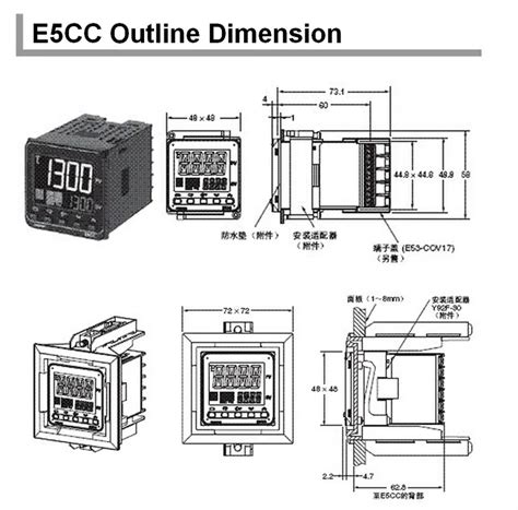 E5cz R2mt Omron Industrial Temperature Controller E5an Or E5cc Rx2asm