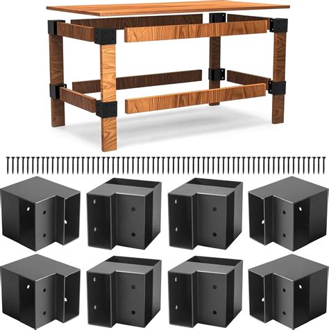 Workbench Bracket 8pcs2mm Steel 3 Way Right Angle Corner Brackets