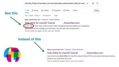 find the hidden publish date of an article or webpage