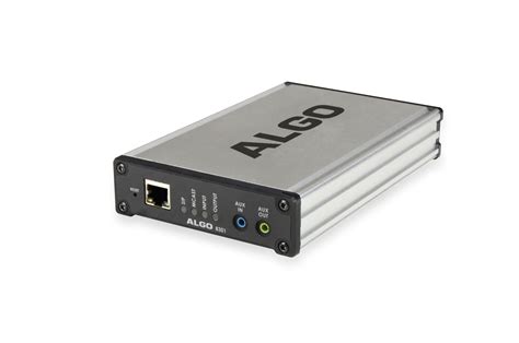 Algo 8301 Sip Paging Adaptor Provu Communications