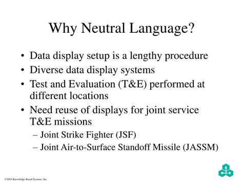 PPT XML Based Neutral Language For Data Display Systems PowerPoint Presentation ID