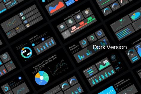 Инфографика диаграммы панели управления Шаблон Powerpoint Шаблоны презентаций Включая данные