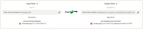 how to import my output feed into the comparison shopping engines
