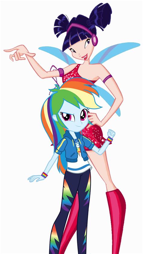 Musa And Rainbow Dash By Ebotizer On Deviantart