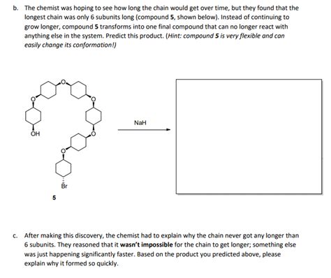 Solved 2 Intermolecular Vs Intramolecular Substitutions A
