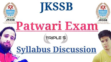 Jkssb Patwari Exam Syllabus Discussion With Waheed Sir And Sumit Sir