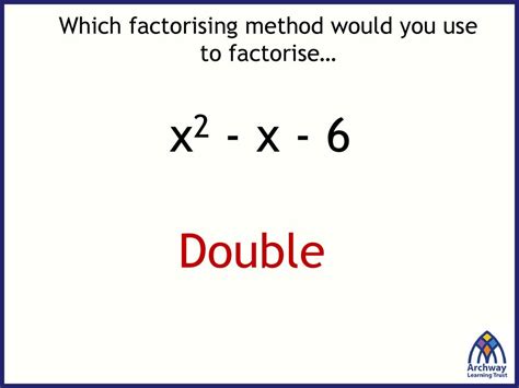 Discuss What Are The 4 Different Ways We Can Factorise An Expression Ppt Download