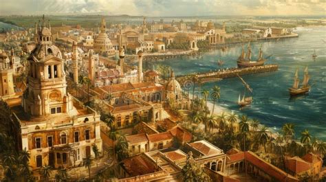 Havana Haven Immersive Glimpse Of 17th Century Cuban Capital Stock Illustration Illustration