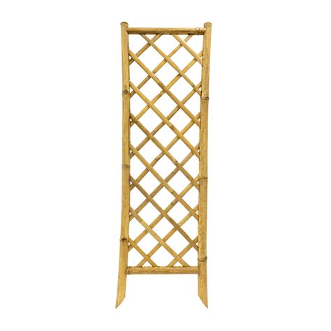 Yellow Bamboo Standing Trellis Lattice Makers