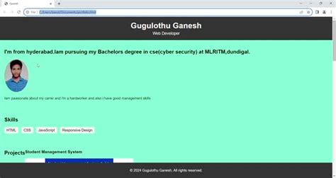 Ganesh Gugulothu On Linkedin Codesoft Internship Webdevelopment