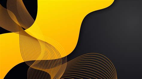 Yellow And Black Abstract Vectors Download Free High Quality Vectors