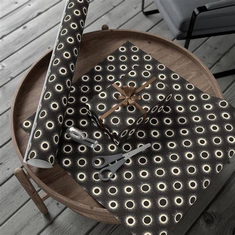 Eclipse Wrapping Paper Roll April Happy Birthday Wrapping Paper For