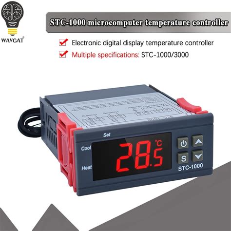 Digital Temperature Controller Thermostat Thermoregulator Incubator Relay Led 10a Heating