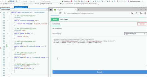 Not Accept Any Json In Post Method Of Webapi Controller Microsoft Qanda