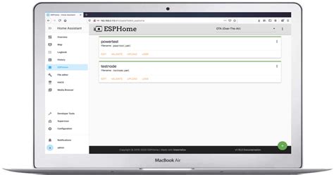 The Nodes In Esphome Dashboard Interface Download Scientific Diagram