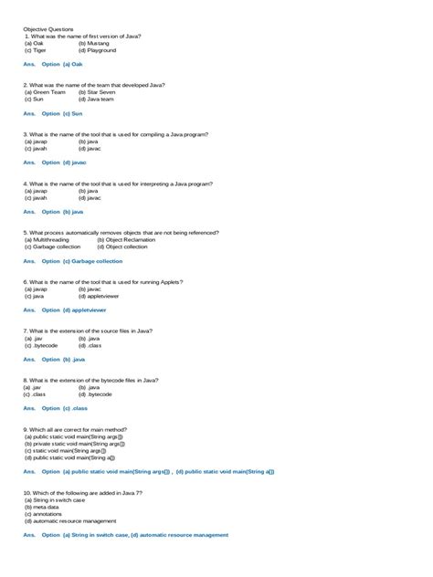 1st Assignment Answer Pdf Java Virtual Machine Java Programming
