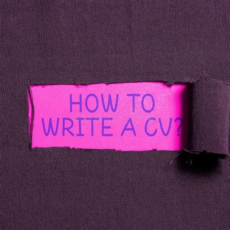 sign displaying how to write a cv word for recommendations to make a