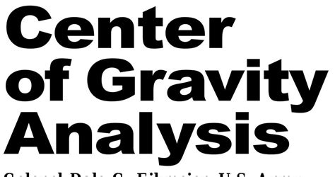 Figure 1 From Center Of Gravity Analysis