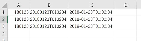 Excelで読みやすいCSVの日付と時刻の形式を考えてみる