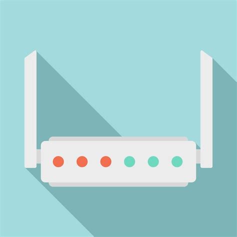 Premium Vector Broadband Router Icon Flat Illustration Of Broadband Router Vector Icon For Web