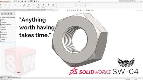 How To Make A Nut In Solidworks At Lara Bunton Blog