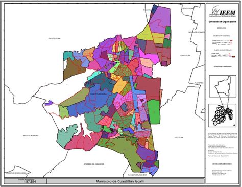 Mapa Del Municipio De Cuautitlán Izcalli Qyugrm