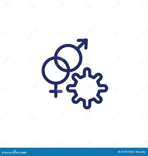 Sexual Transmitted Disease Or STD Line Icon Stock Vector Illustration Of Virus Illness 251051558