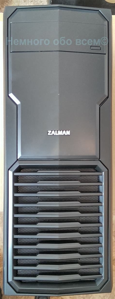 Обзор Mini-ATX корпуса ZALMAN ZM-T4