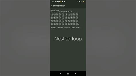 Nested Loop C Language Tutorial For Beginners Youtube