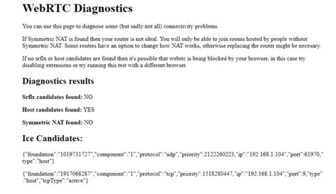 Please Help Haxball Webrtc Connection Error Srflx Candidates Found