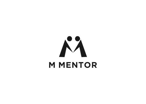 Premium Vector M Mentor Logo Design Vector Illustration