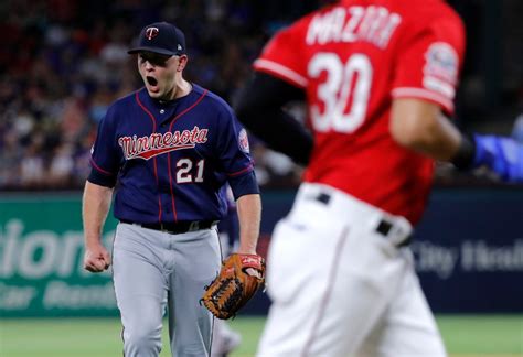 Twins Outlast Rangers In Wild Game In Texas Twin Cities