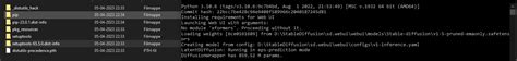 [bug] webui bat stops after diffusionmapper has 859 52 m params