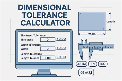 Dimensional Tolerance Calculator Astm And En Tolerance Check