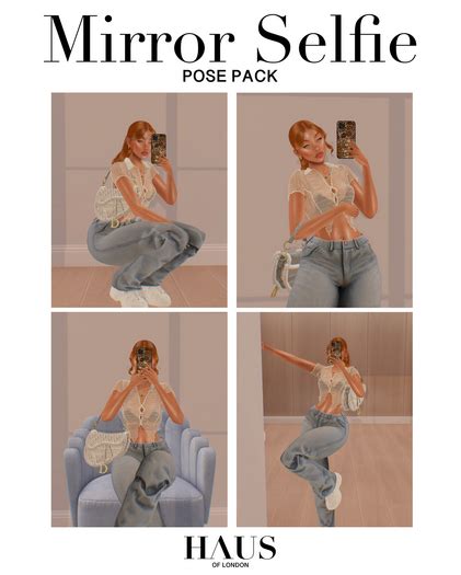 Second Life Marketplace Haus Of London Mirror Selfie Pose Pack