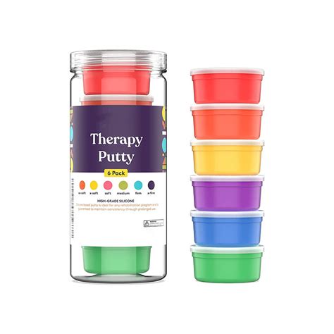 High Grade Silicone Therapy Putty Resistive Hand Exercise Putty Kit Set Therapy Putty And Toy