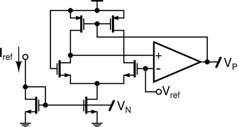 Bias Circuit For Mcml Gates The Tail Current And Voltage Swing Of A
