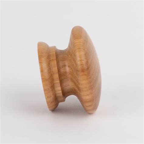 Knob Style A 44mm Oak Lacquered Wooden Knob