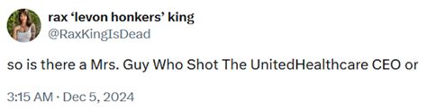 The Internet Is Mad Thirsty For The Uhc Ceo Shooting Suspect