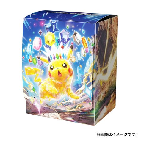 Deck Case Pikachu Type Stellar Pokémon Card Game Authentic Japanese Pokémon Tcg Case