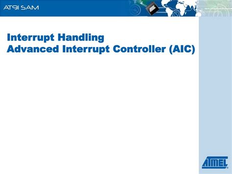 Ppt Arm Interrupt Controller And Handling Overview Powerpoint