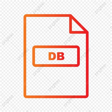 Db Vector Design Images Vector Db Icon Db Icons Db Document Png Image For Free Download