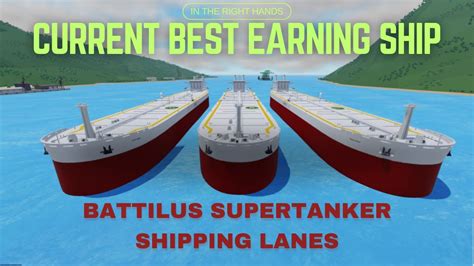 Shipping Lanes Batillus Supertanker Oil Ship Showcase And Route Example