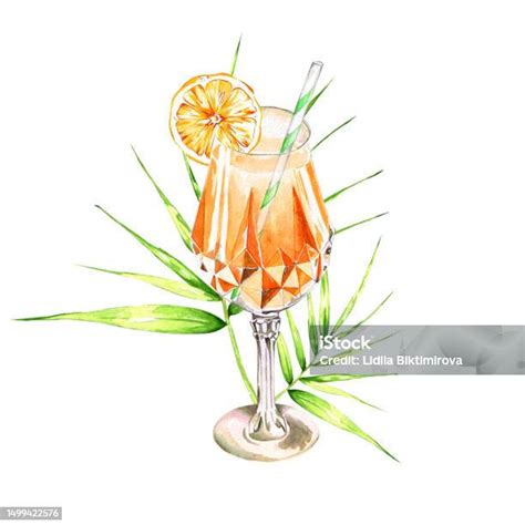 칵테일 세트 다른 안경에 여름 밝은 음료 수채화 그림입니다 배너 엽서 웹 사이트 가득 찬에 대한 스톡 벡터 아트 및 기타 이미지