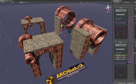 Archimatix Pro Node Based Parametric Modeling For Unity Unity Awards