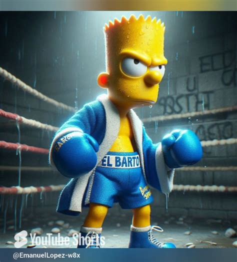 Bart Simpson Boxing Warrior By Logarrevan On Deviantart