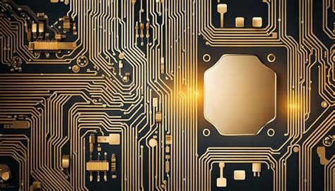 Tech Circuit Patterns Premium Ai Generated Image